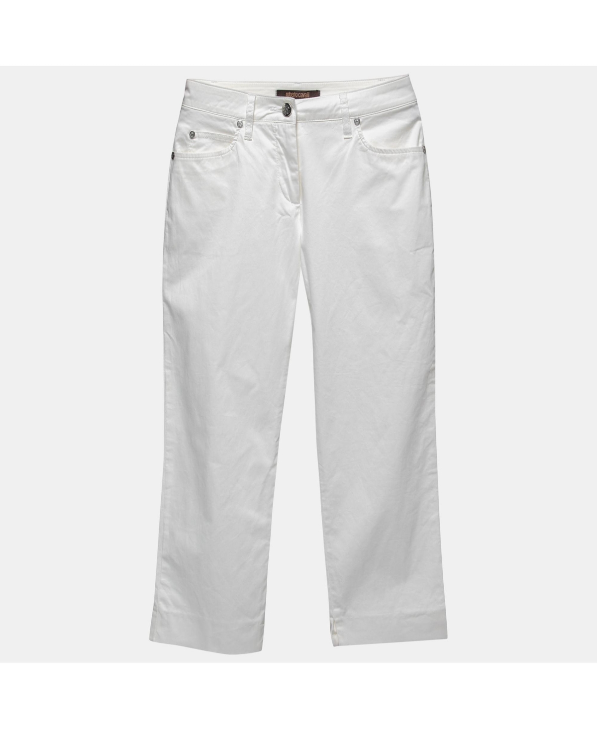 Click here for Pre-Owned Roberto Cavalli Womens Cotton Capri Pant... prices