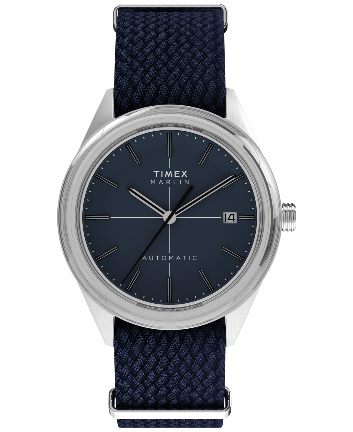 Click here for Timex Mens Mechanical Automatic Blue Fabric Watch... prices