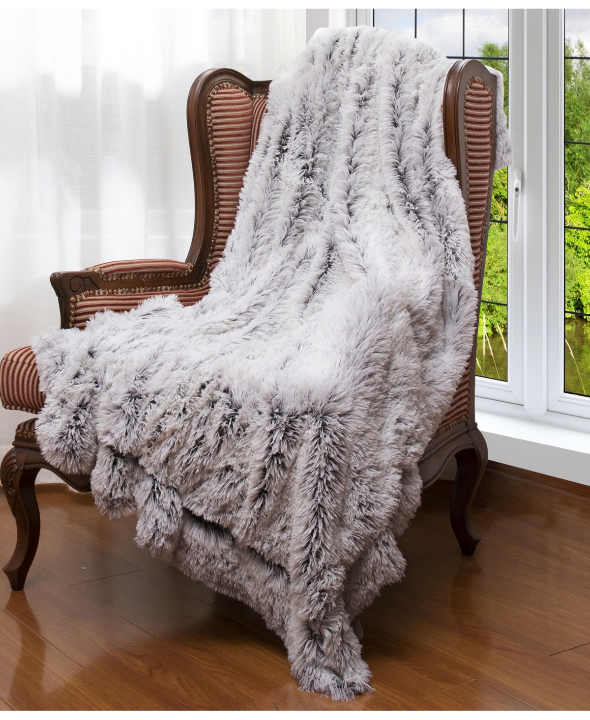 Click here for Cheer Collection Soft and Fuzzy Reversible Shaggy... prices