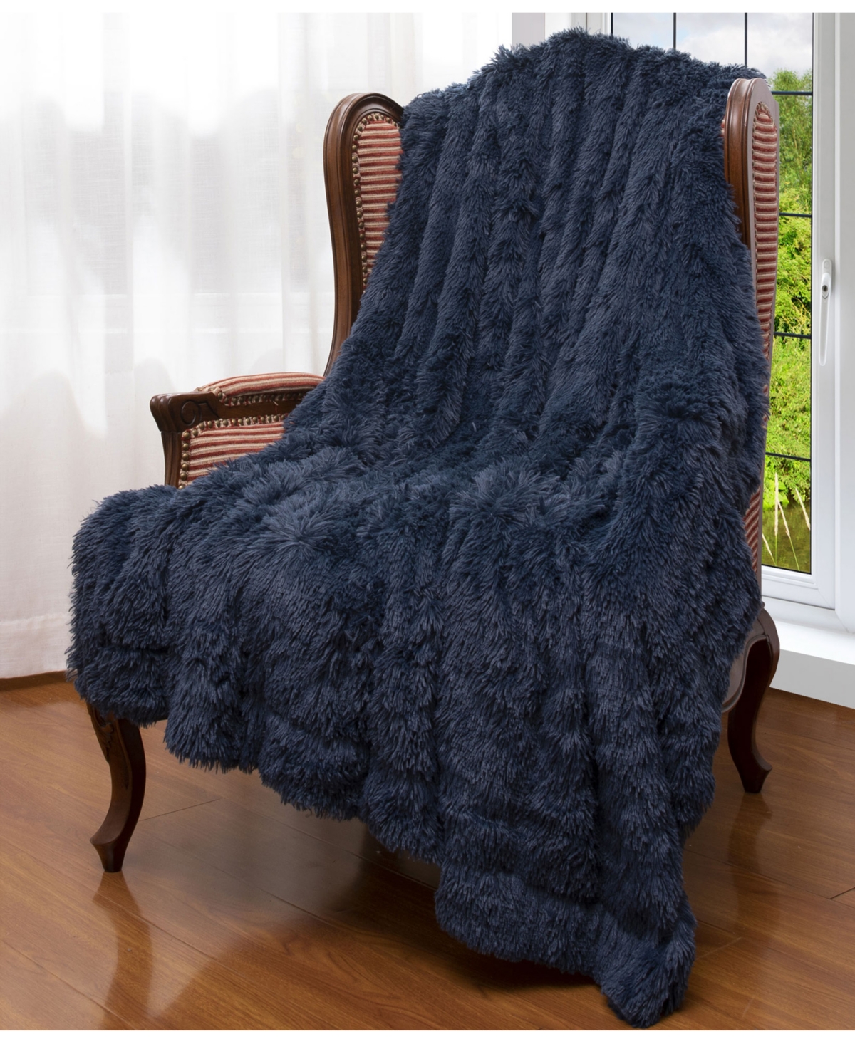 Click here for Cheer Collection Soft and Fuzzy Reversible Shaggy... prices