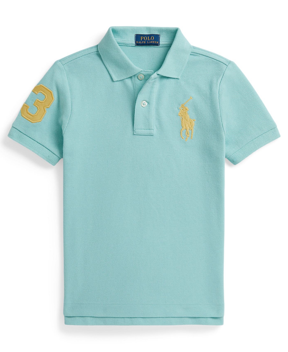 Click here for Polo Ralph Lauren Boys 2-7 Big Pony Cotton Mesh Po... prices