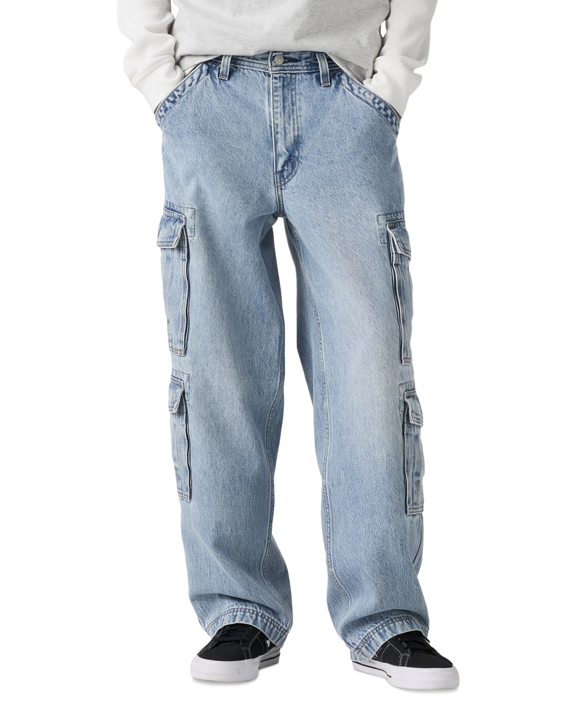 Click here for Levis Mens 578 Baggy Cargo Pants - Blue prices