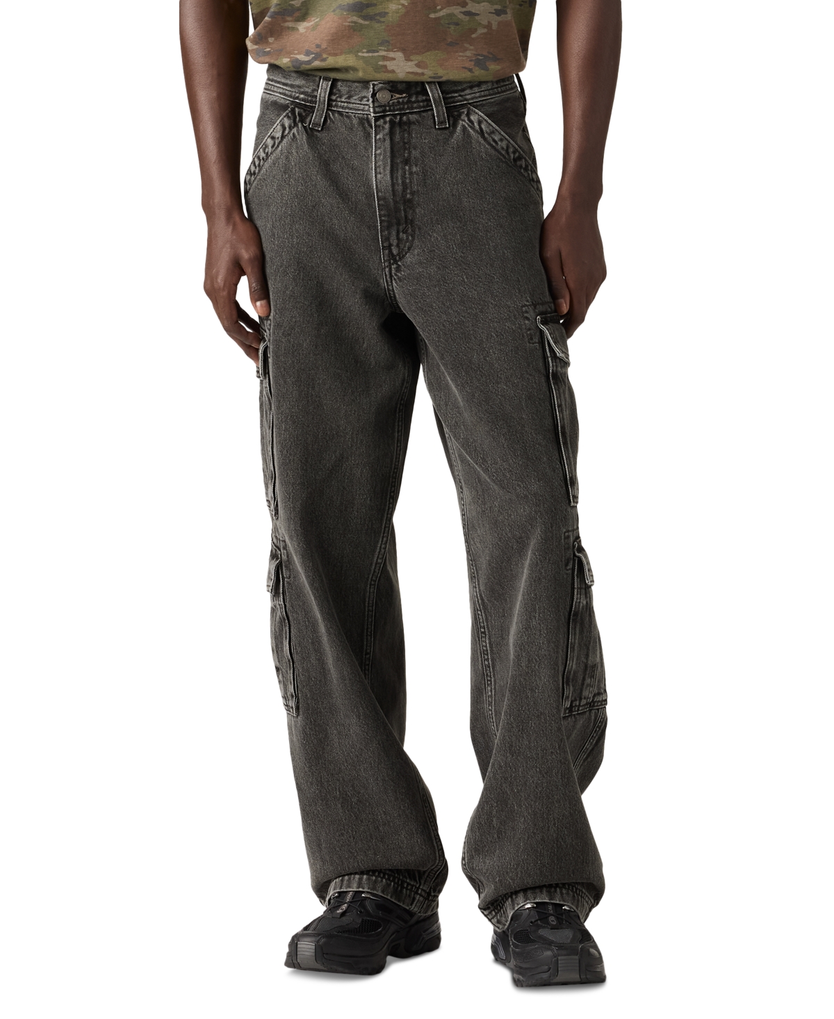 Click here for Levis Mens 578 Baggy Cargo Pants - Dark rinse prices
