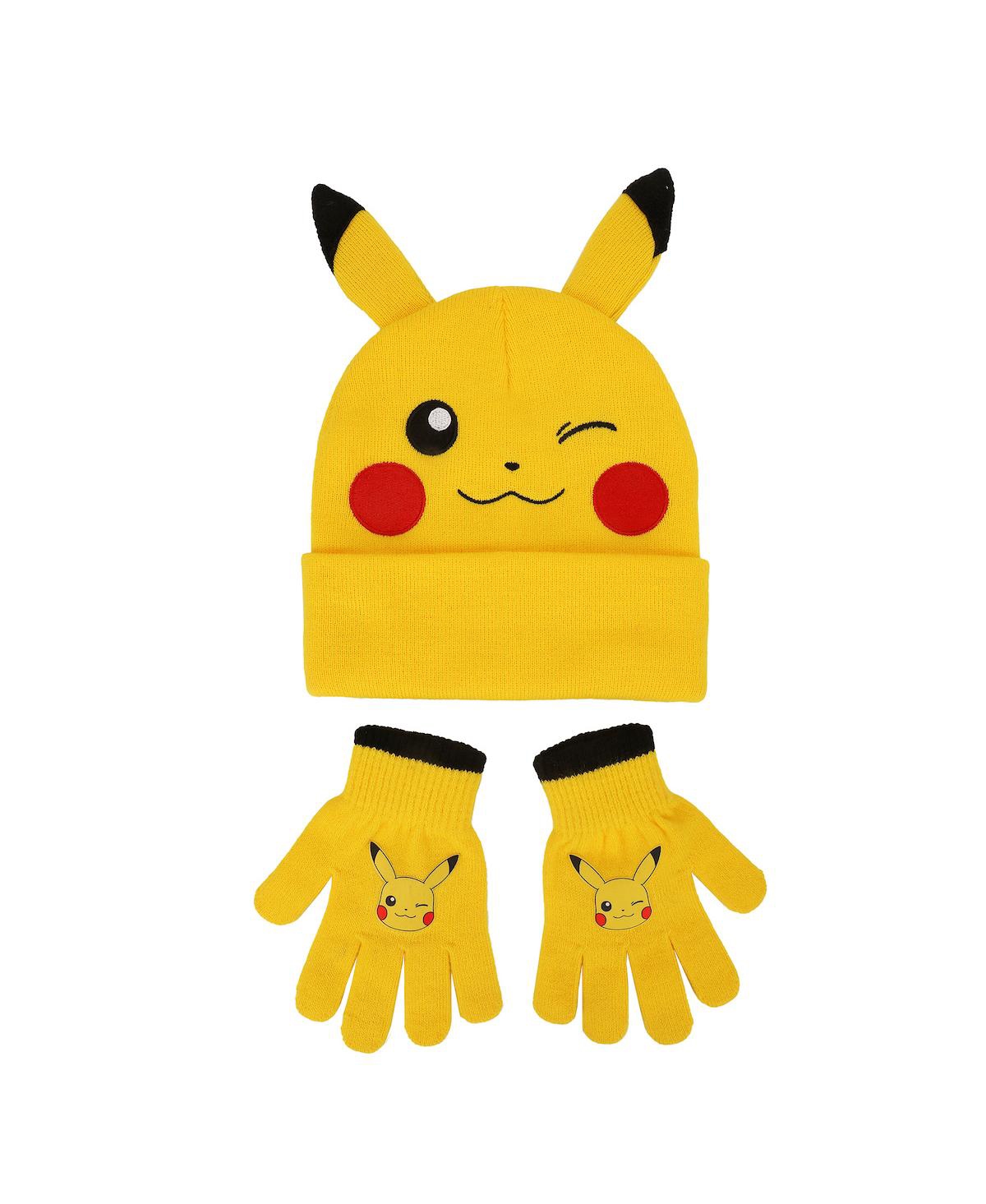 Click here for Pokemon Boys Pikachu Youth 2-Piece Knit Beanie & G... prices