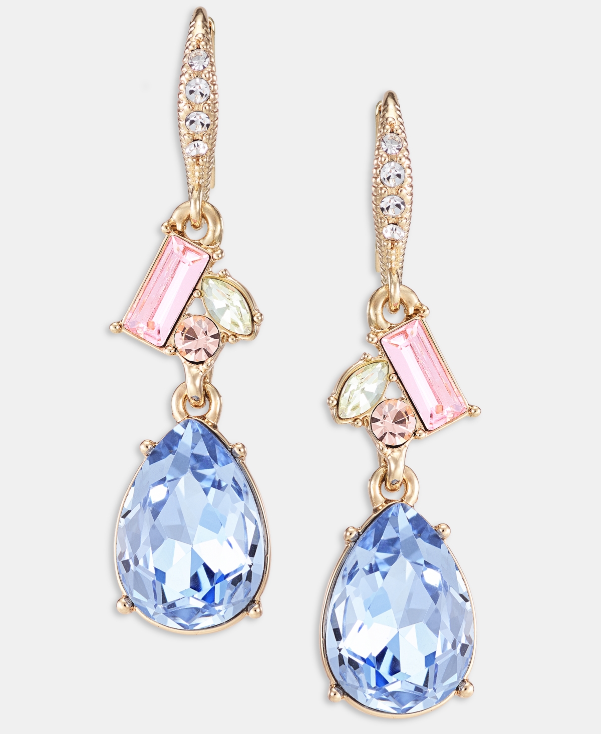Click here for Givenchy Crystal Cluster Drop Earrings - Multi prices