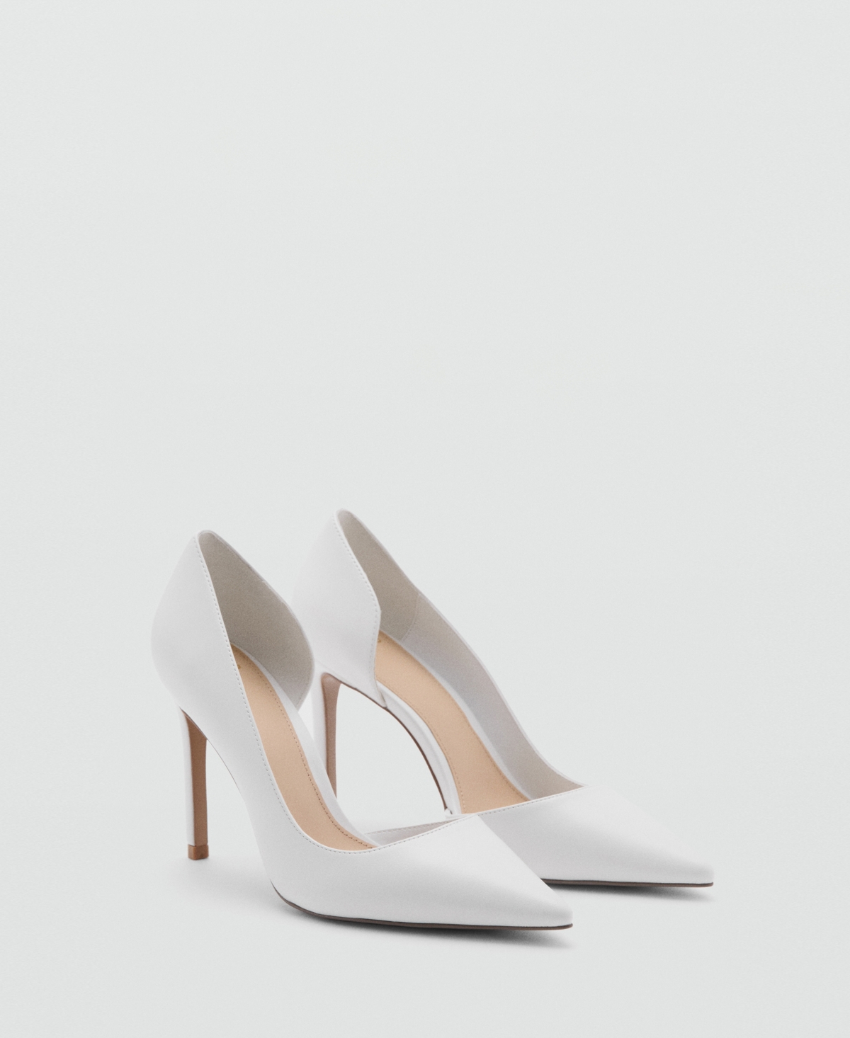 Click here for Mango Womens High-Heeled Shoes - White prices