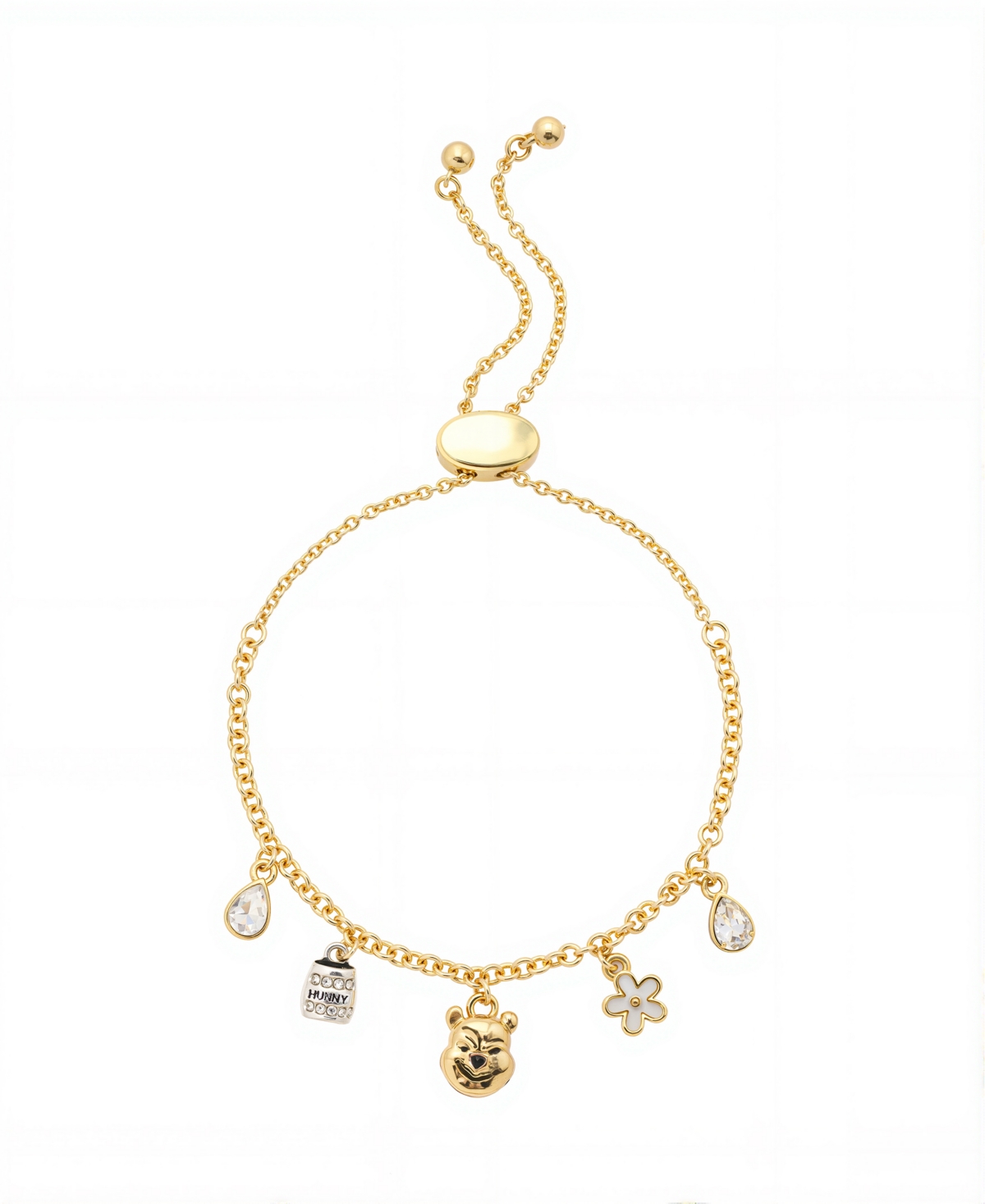 Click here for Disney Winnie Hunny Flower Glass Teardrop Bolo Bra... prices