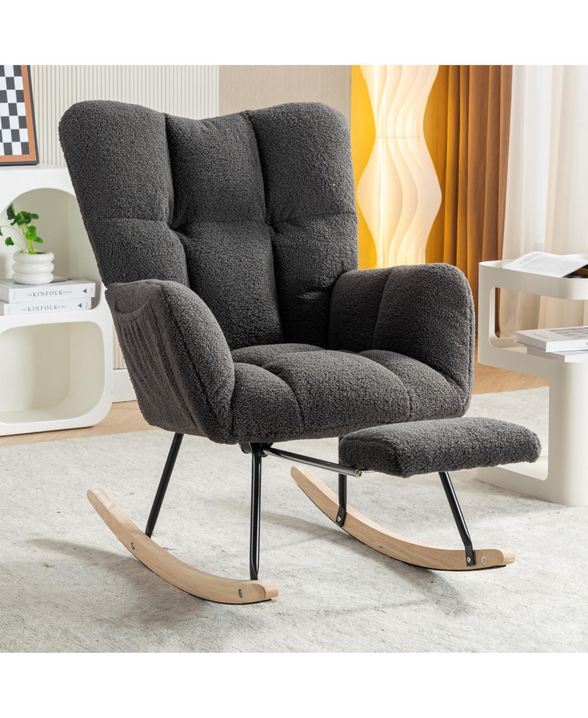 Click here for Streamdale Furniture Streamdale Teddy Fabric Rocki... prices