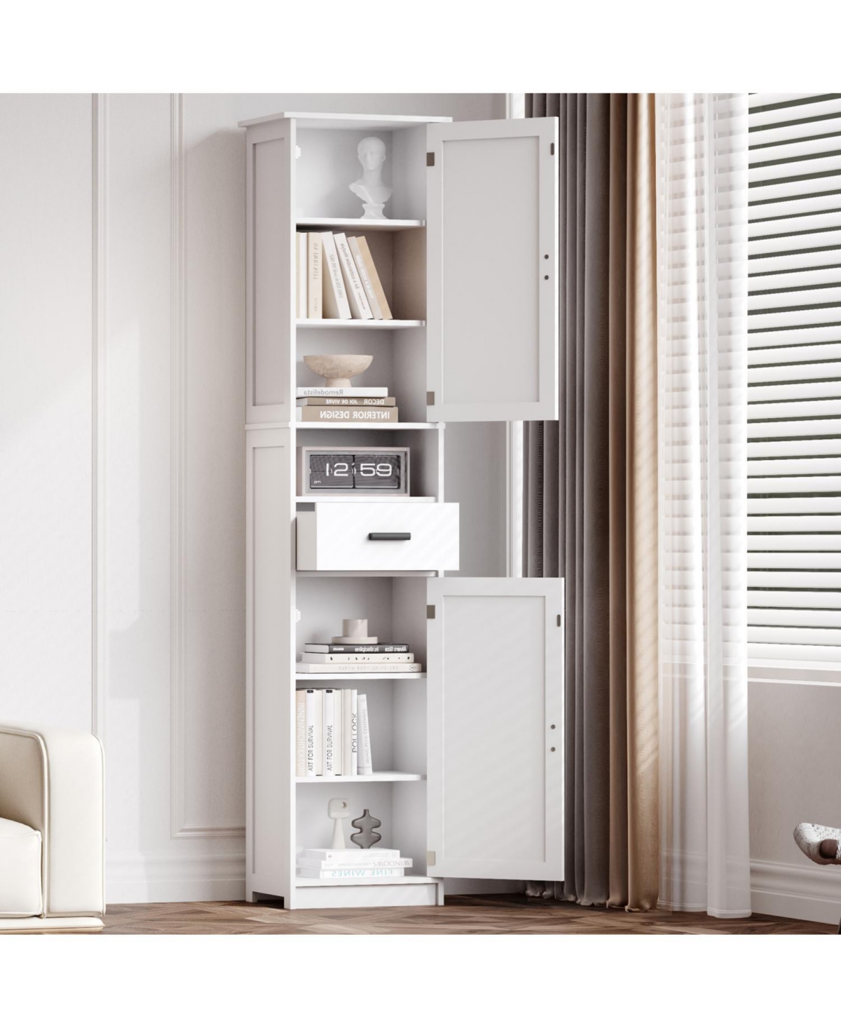 Click here for Streamdale Furniture 69" Tall Bathroom Storag... prices