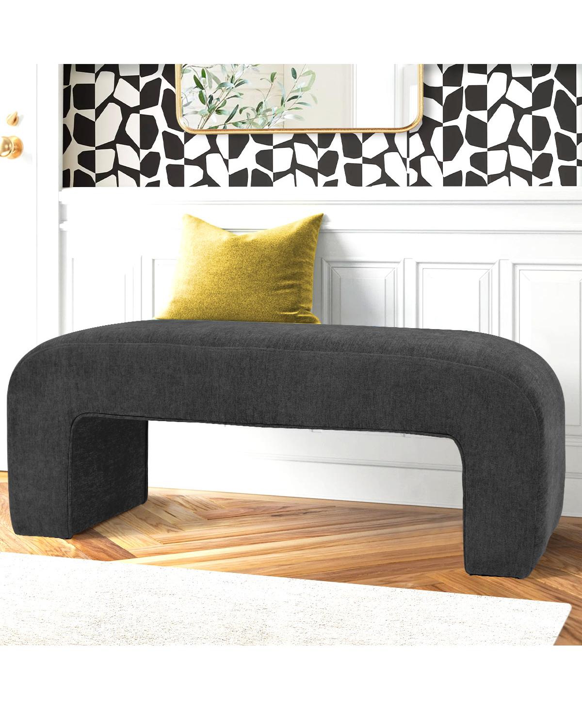 Click here for 47" Upholstered Scroll Velvet Waterfall Bench... prices