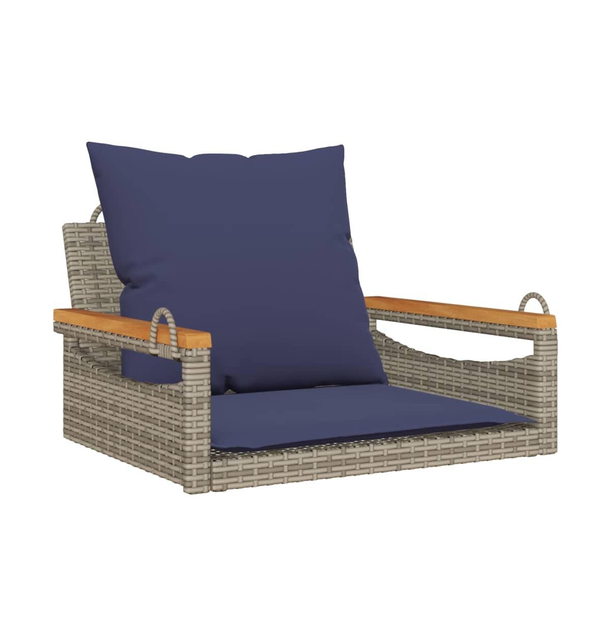 Click here for vidaXL Swing Bench with Cushions Gray 24.8"x2... prices