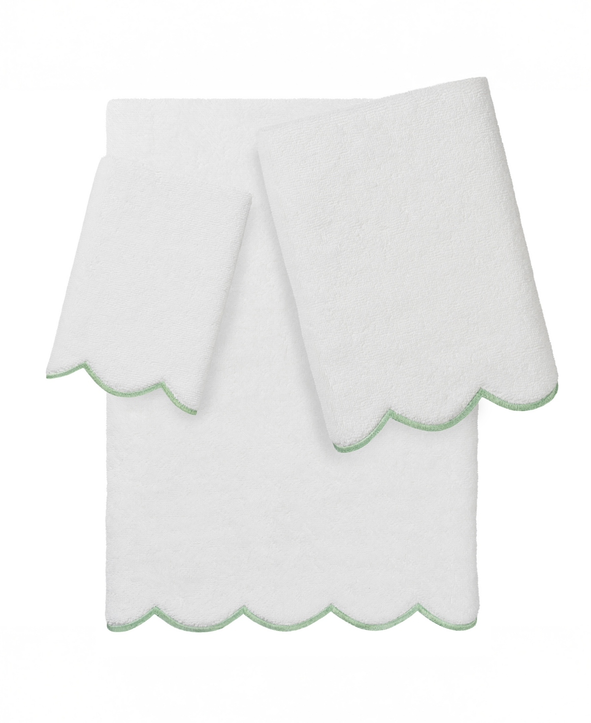 Click here for Linum Home Adornia Scallop Cotton 3-Pc. Towel Set... prices