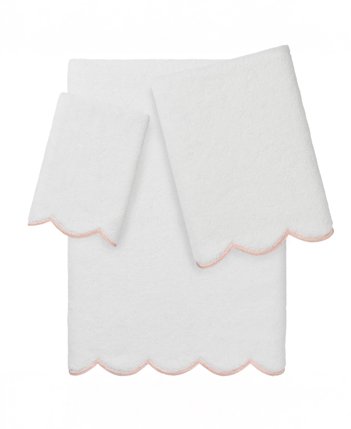 Click here for Linum Home Adornia Scallop Cotton 3-Pc. Towel Set... prices