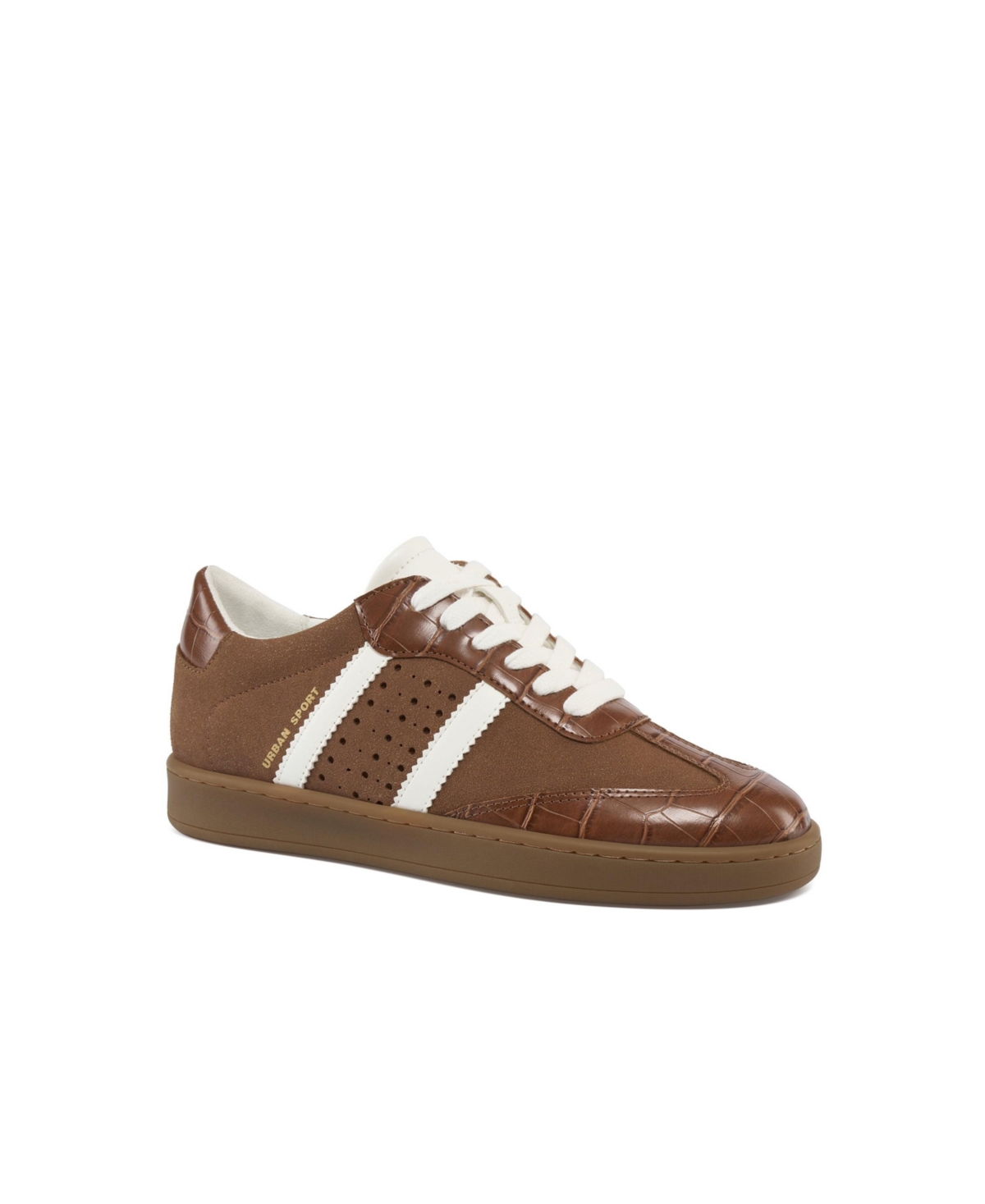 Click here for Urban Sport Womens Primrose Sneaker - Brown prices