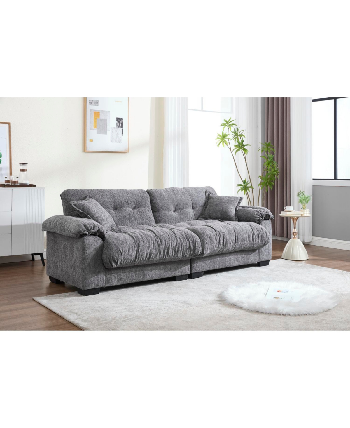 Click here for Streamdale Furniture Casual 3-seater chenille plea... prices