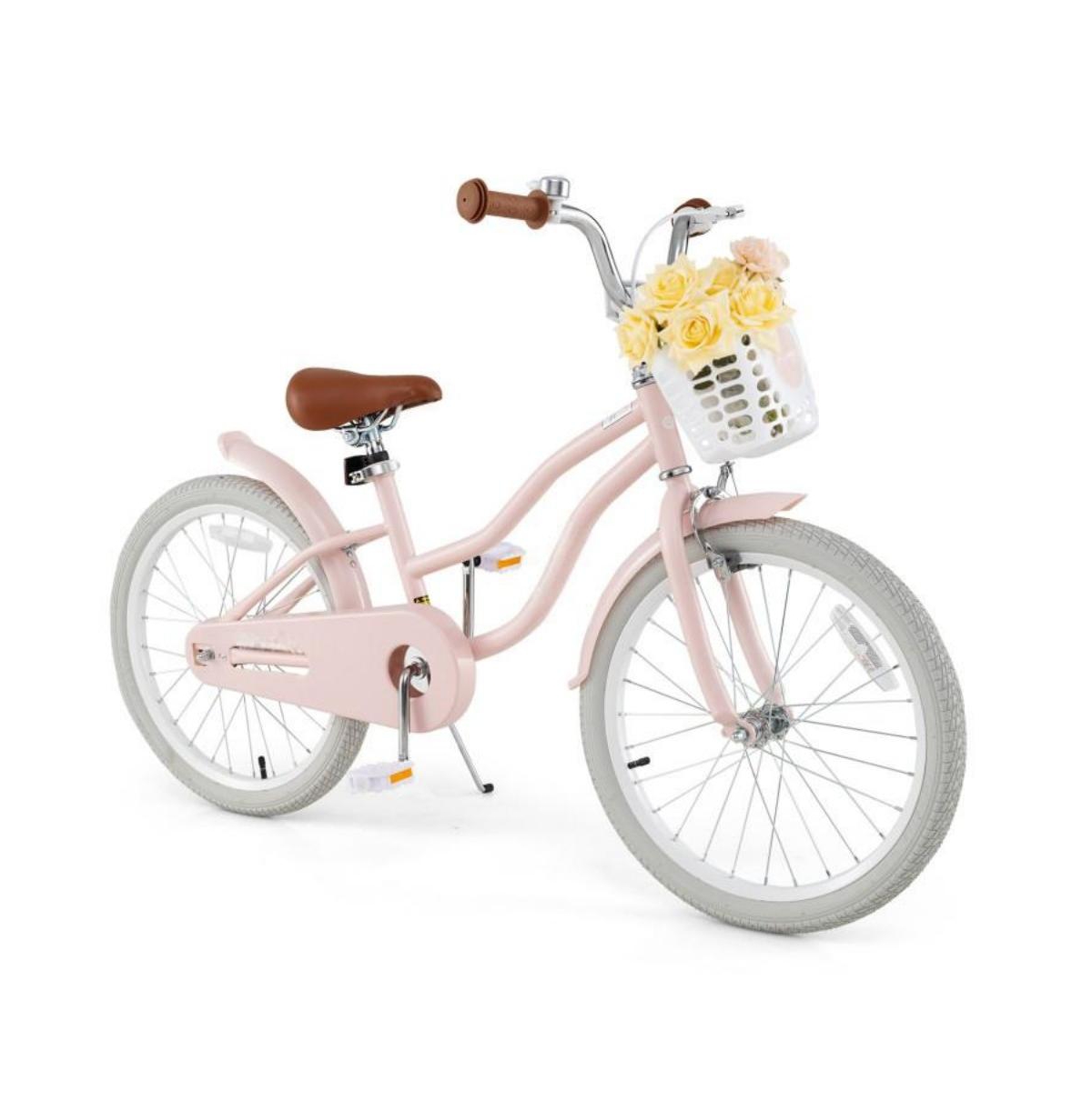 Click here for Hongge 20 Inch Kids Bicycle with Kickstand - Pink prices