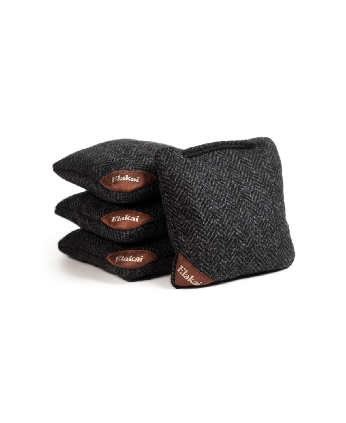 Click here for Elakai Herringbone Cornhole Bags - Black prices