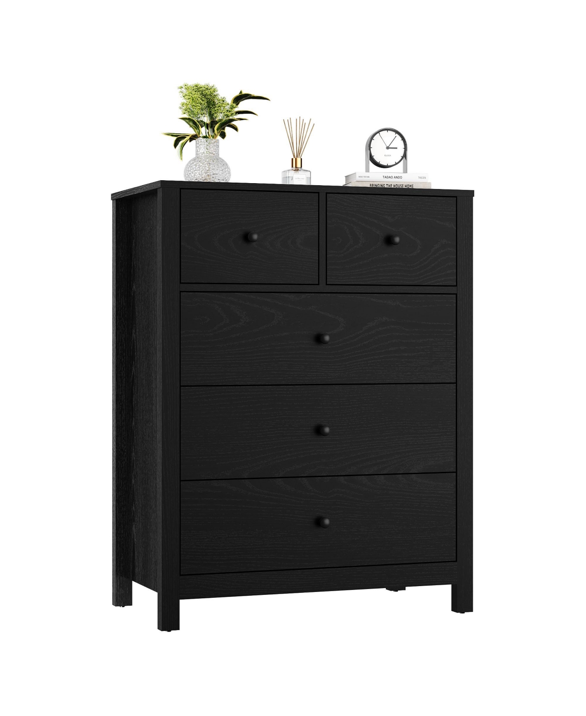 Click here for gaomon 5 Drawer Dresser for Bedroom  Modern Tall D... prices