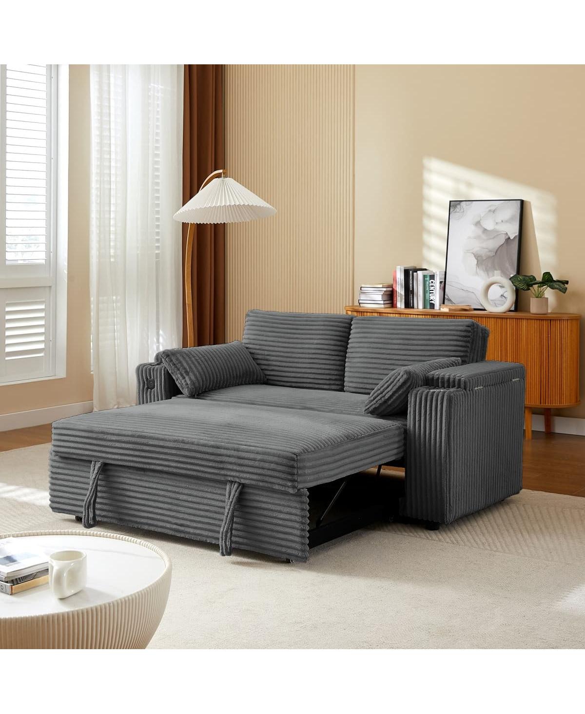 Click here for Maison Boucle 67" Pull-Out Sleeper Sofa Bed w... prices