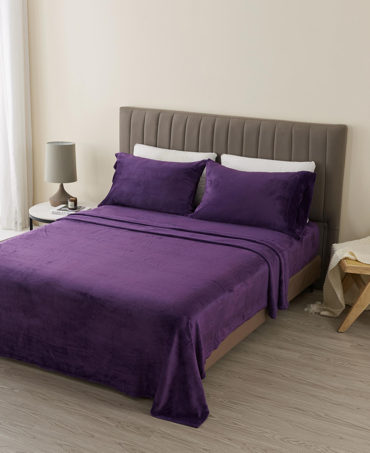 Click here for Linery & Co. Ultra-Soft Velvet Plush Solid Sheet S... prices