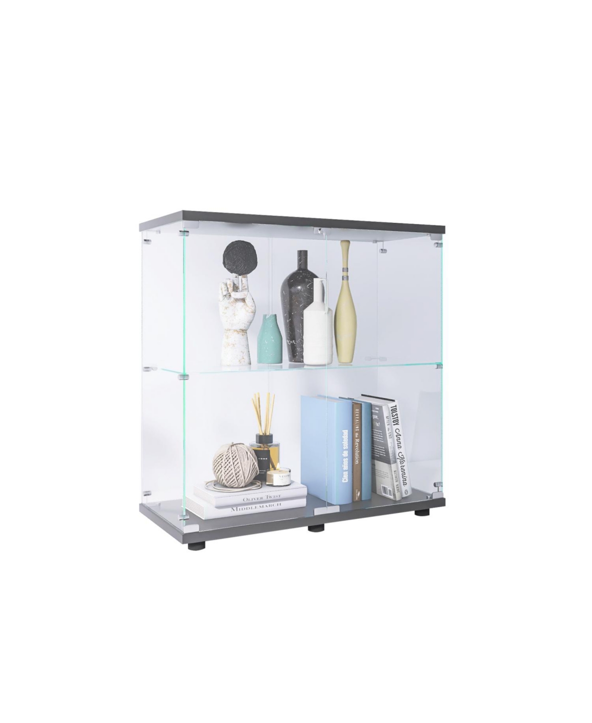 Click here for Streamdale Furniture Glass Display Cabinet with Lo... prices
