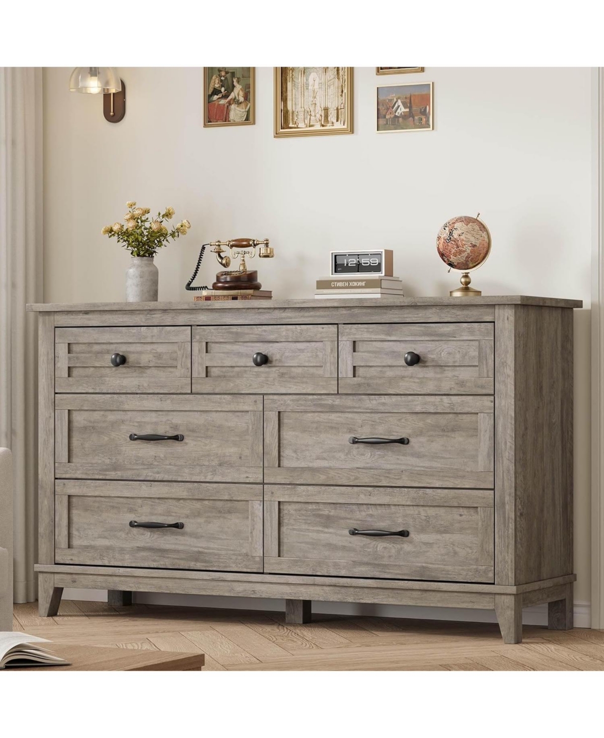 Click here for gaomon 7-Drawer Bedroom Dresser  54" Wide Che... prices