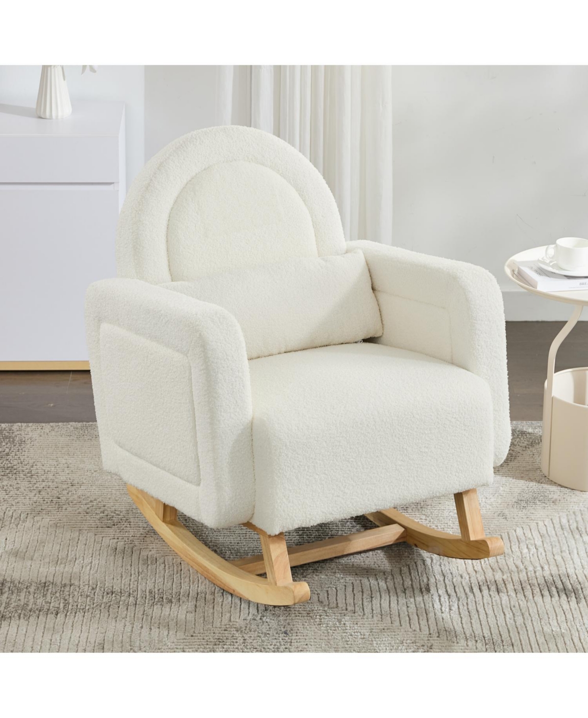 Click here for Streamdale Furniture Rocking Chair Curved Back Pil... prices