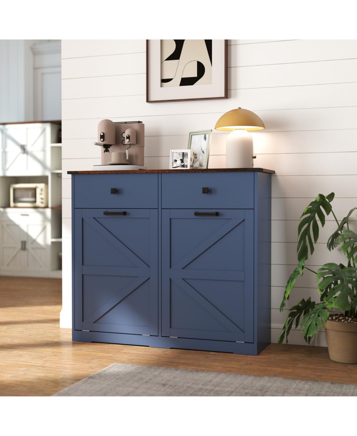Click here for Streamdale Furniture Farmhouse Blue Double Tilt Ou... prices
