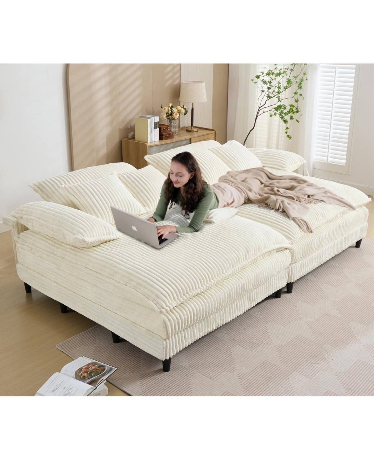 Click here for Streamdale Furniture Streamdale Oversized Corduroy... prices