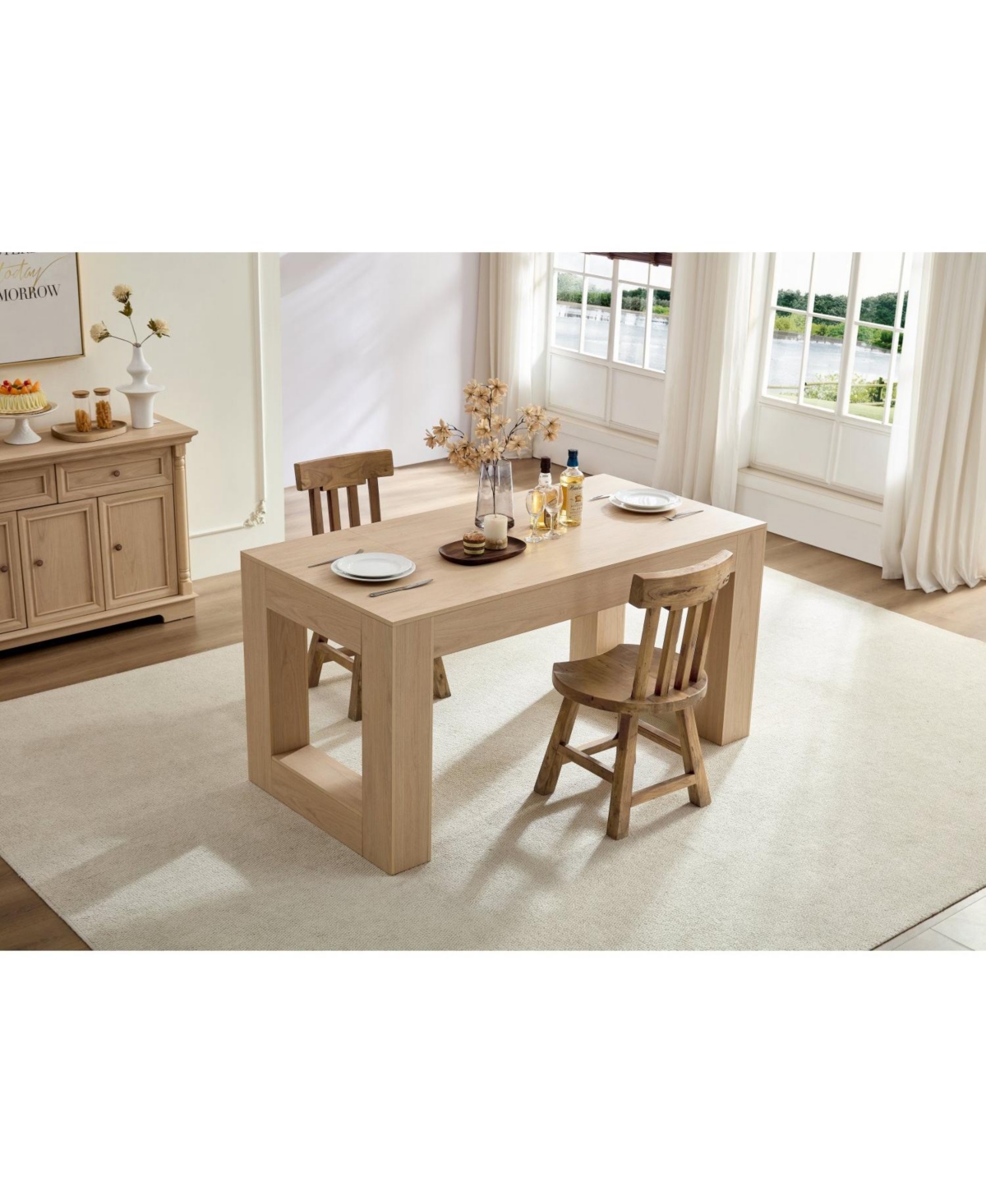 Click here for Streamdale Furniture Farmhouse Dining Table for 4-... prices