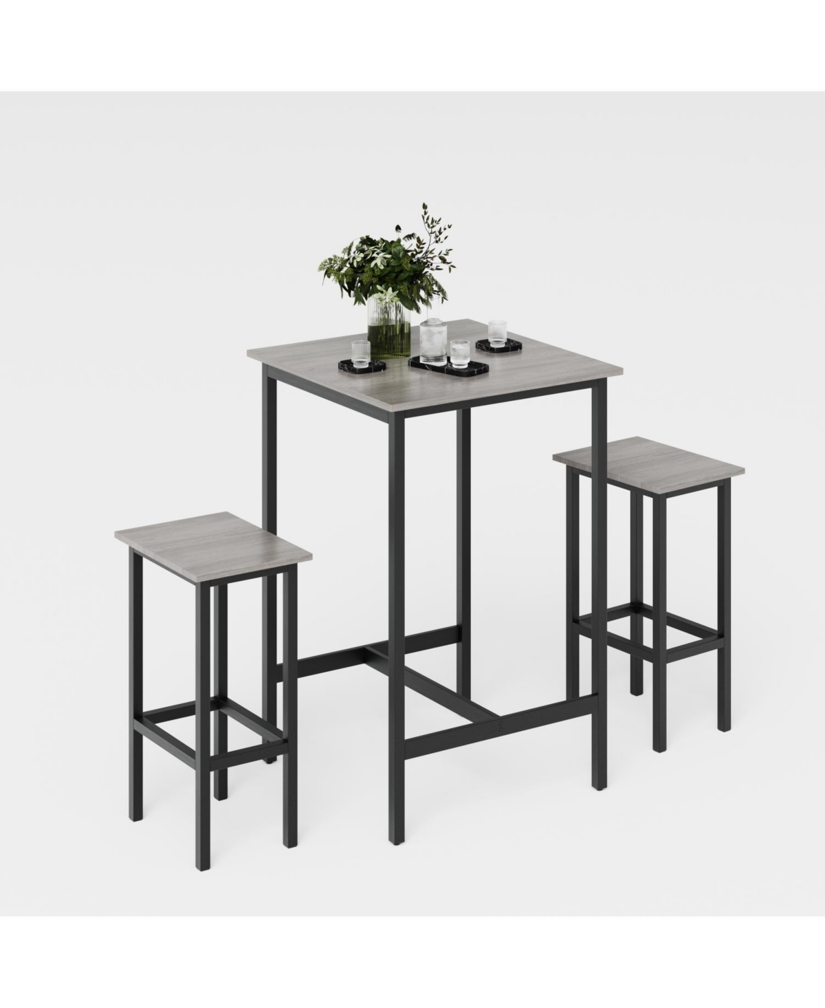 Click here for Streamdale Furniture Bar Table Set with 2 Bar stoo... prices