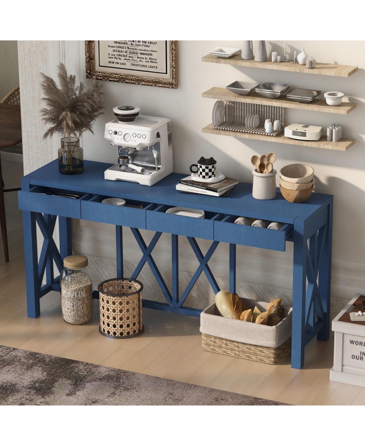 Click here for Streamdale Furniture 60 Acacia Console Table - Cri... prices