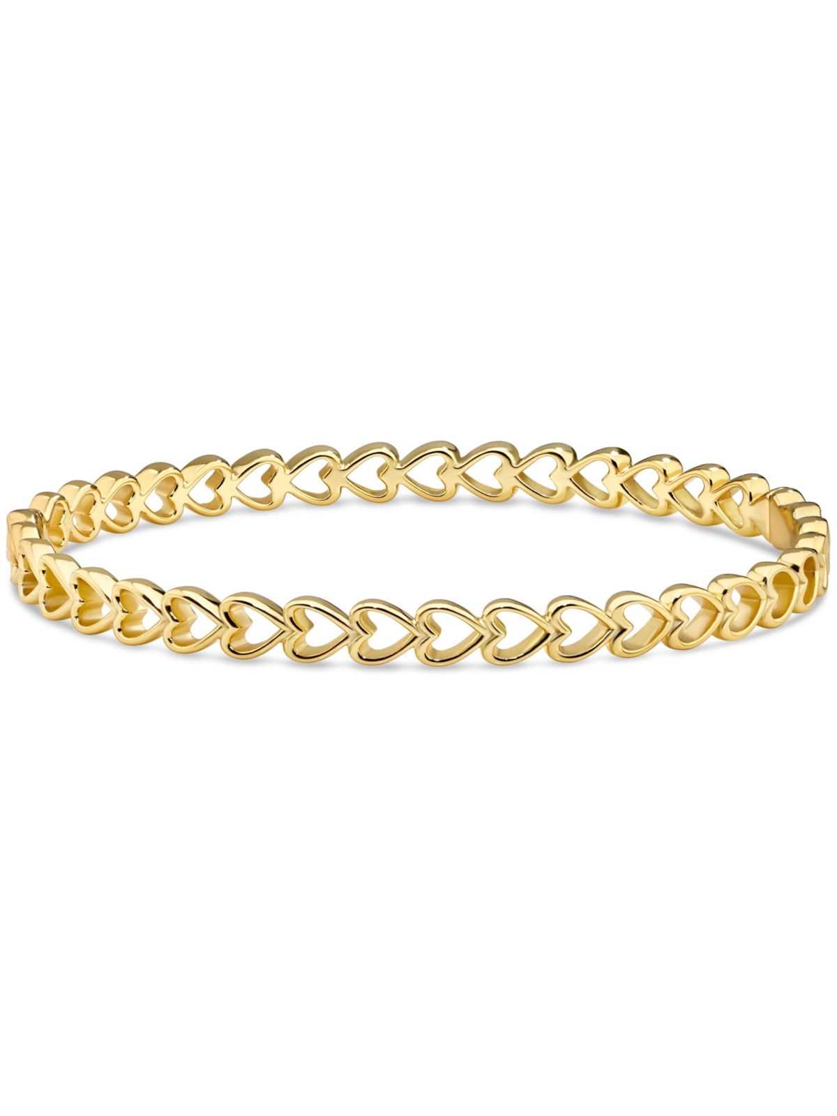 Click here for Devata Open Heart Bangle Bracelet   Size Medium -... prices