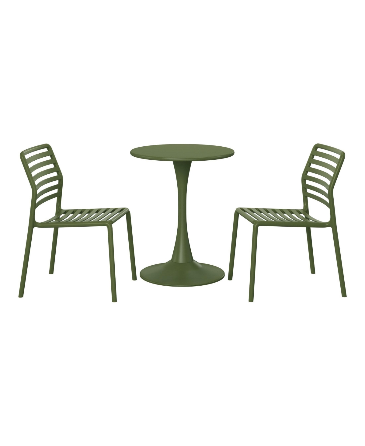 Click here for WestinTrends 3-Piece Outdoor Metal Round Dining Ta... prices