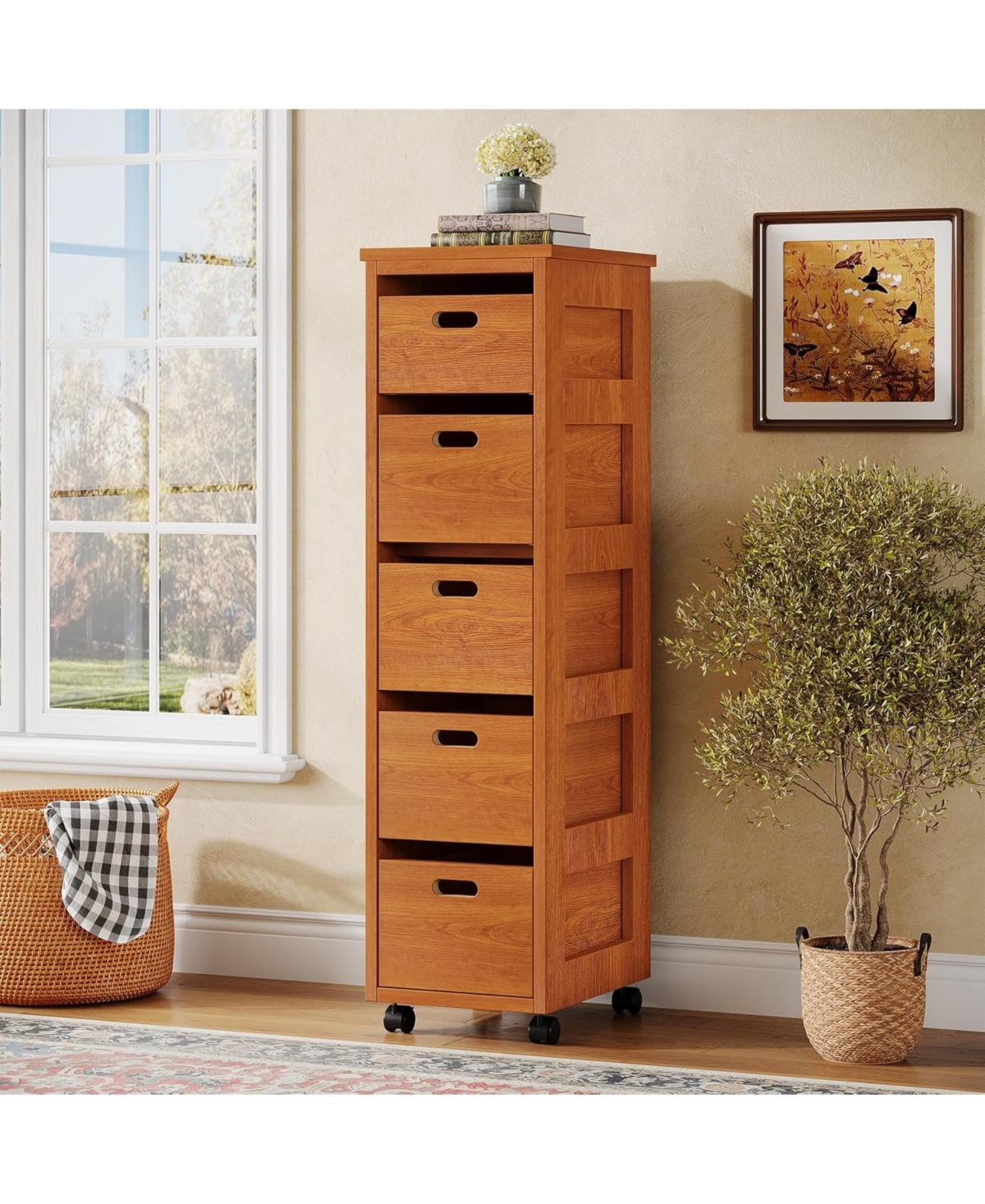 Click here for Tribesigns Slim Vertical Tower Unit with Wheels  T... prices