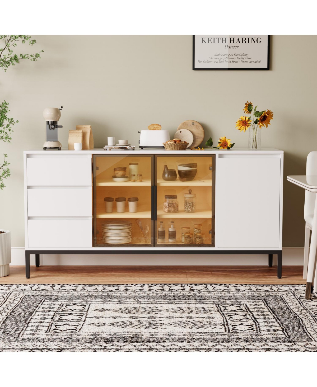Click here for Streamdale Furniture Buffet Cabinet with Storage W... prices