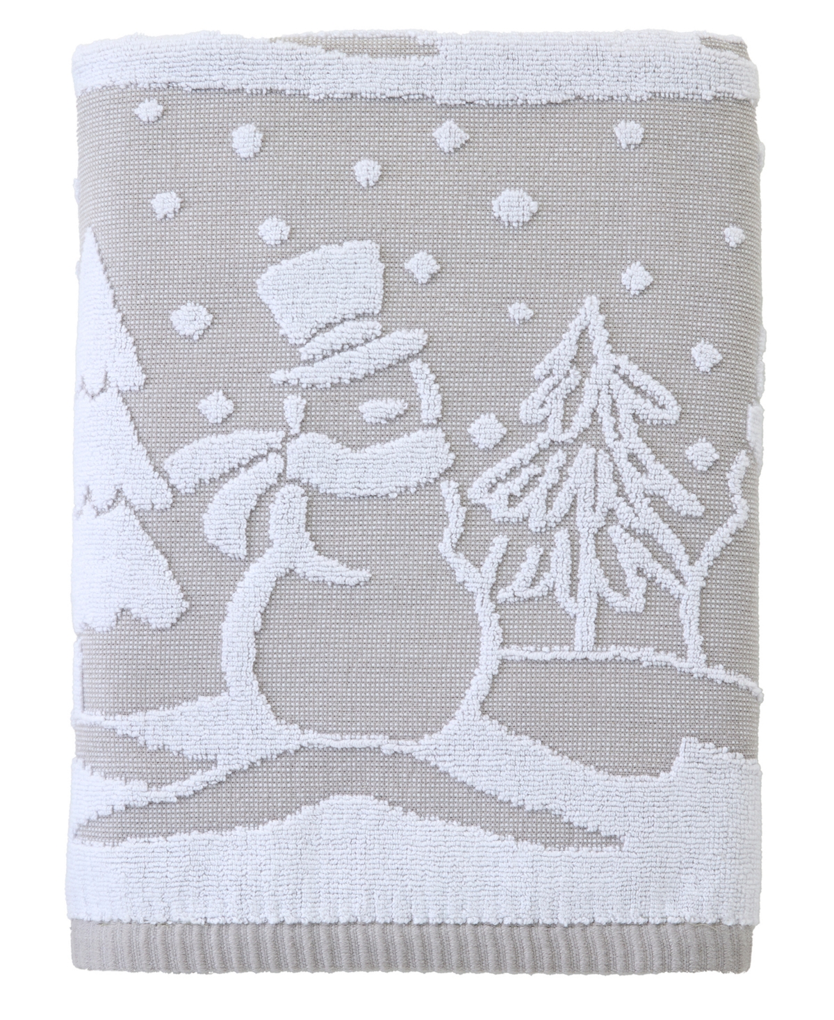 Click here for Skl Home Scenic Snowmen Jacquard Bath Towel  27 x... prices