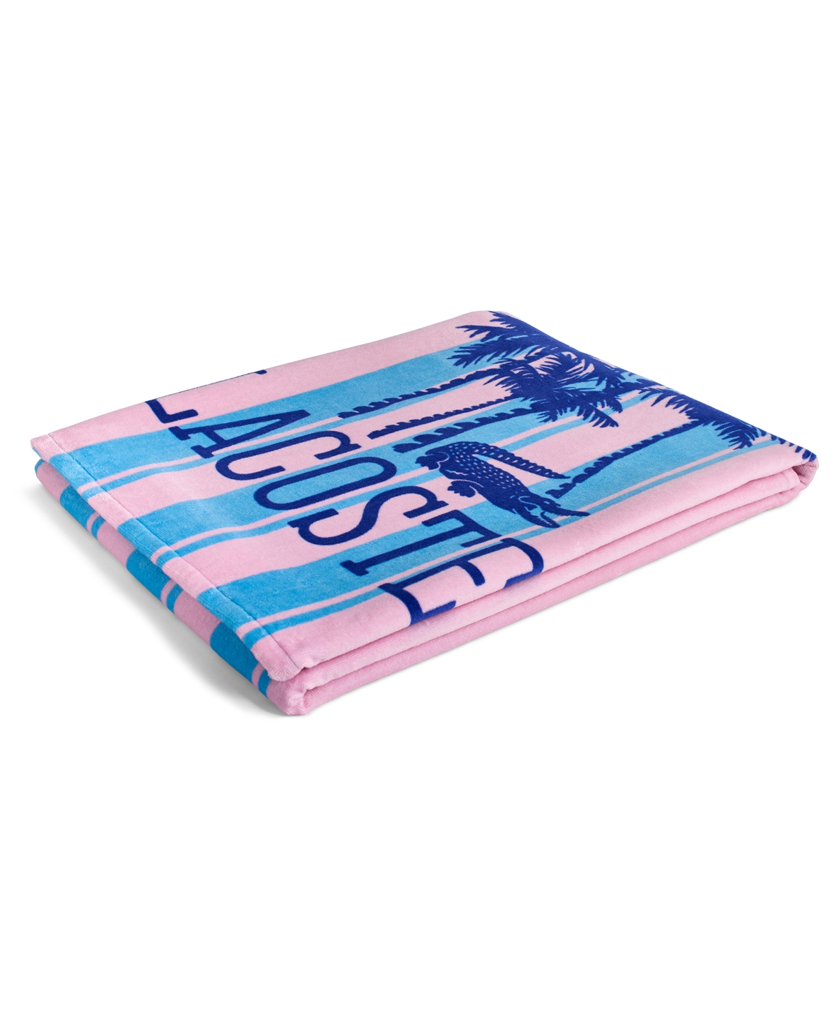 Click here for Lacoste Palm Trees Cotton Beach Towel  36 x 72 - B... prices