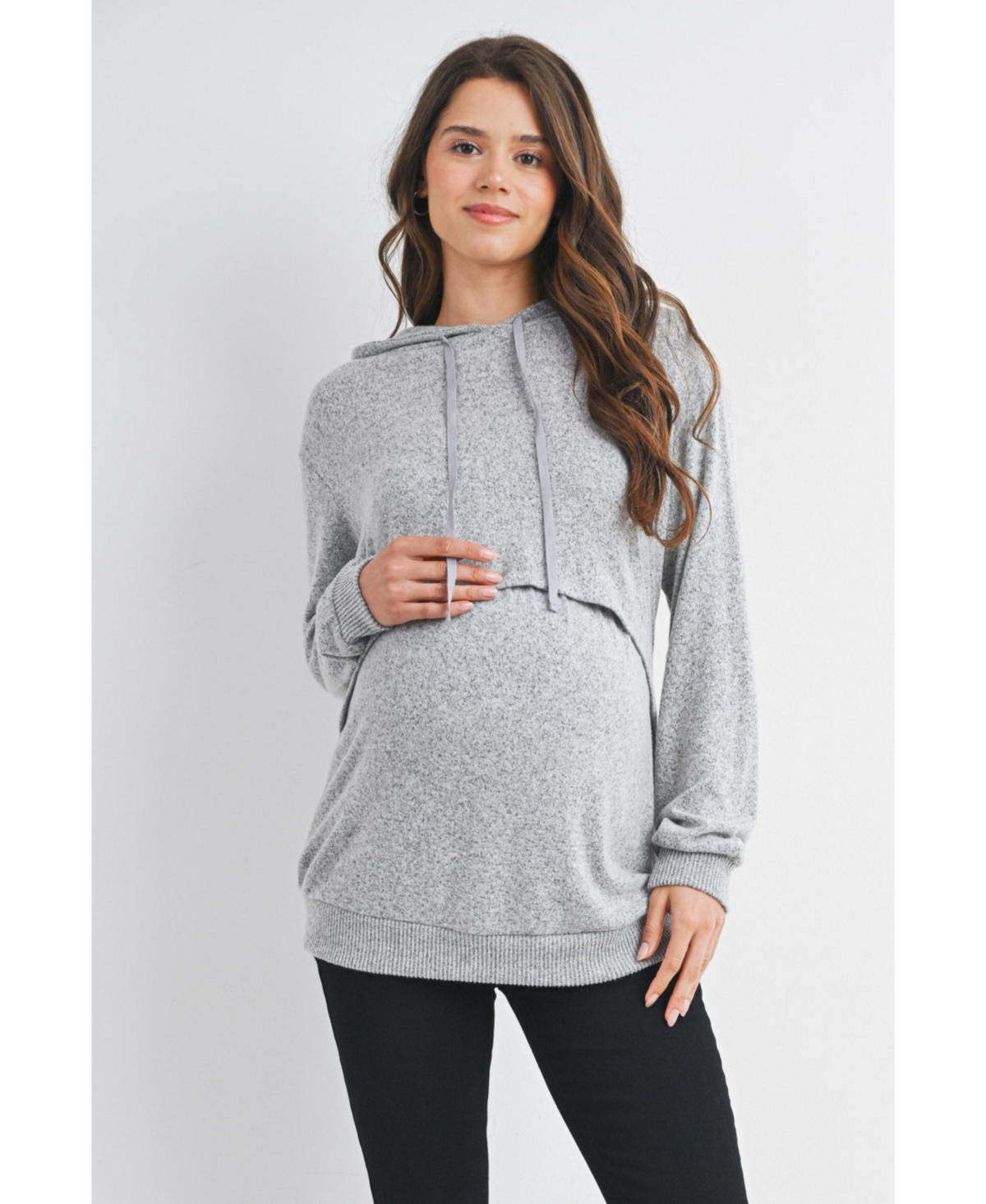 Click here for Hello Miz Maternity Double Layer Long Sleeve Nursi... prices