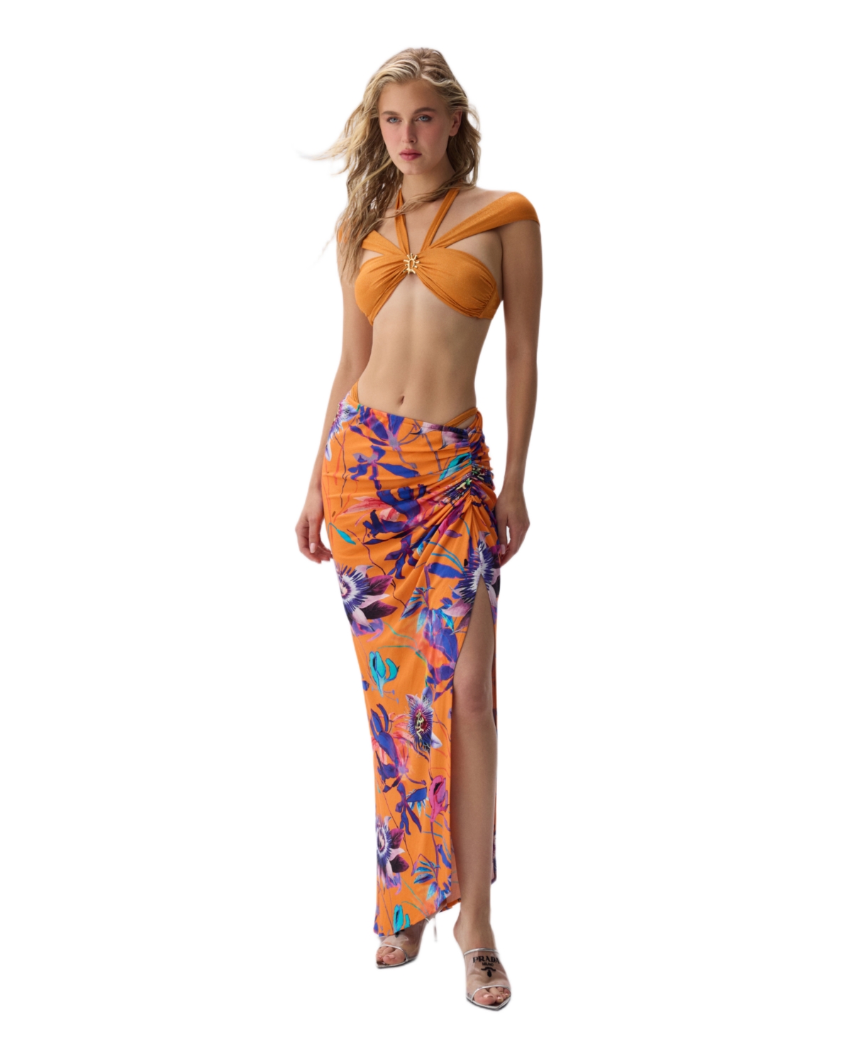 Click here for Luna B Womens Freya Skirt - Orange prices