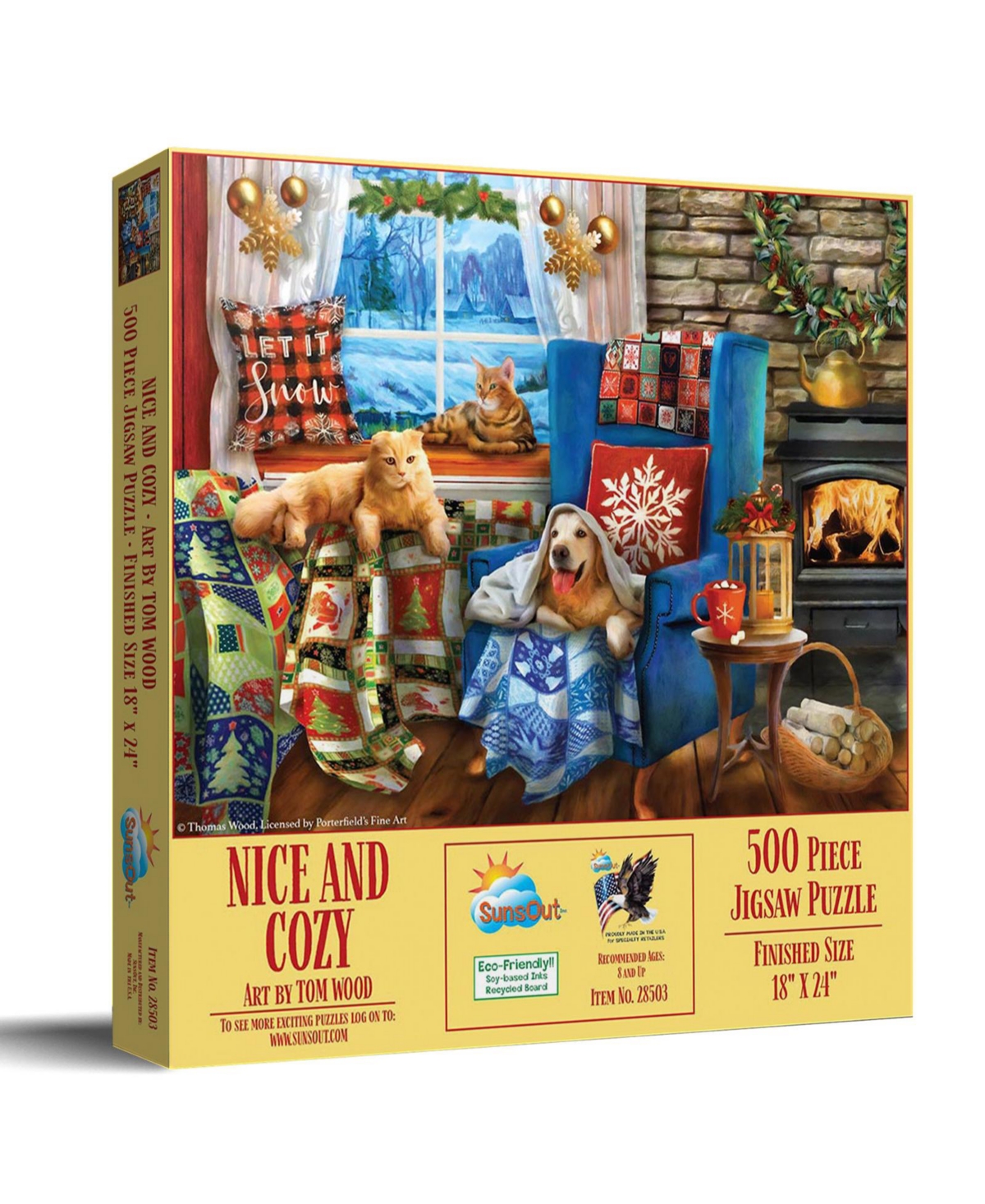 Click here for SunsOut Nice and Cozy 500 piece Jigsaw Puzzle for... prices