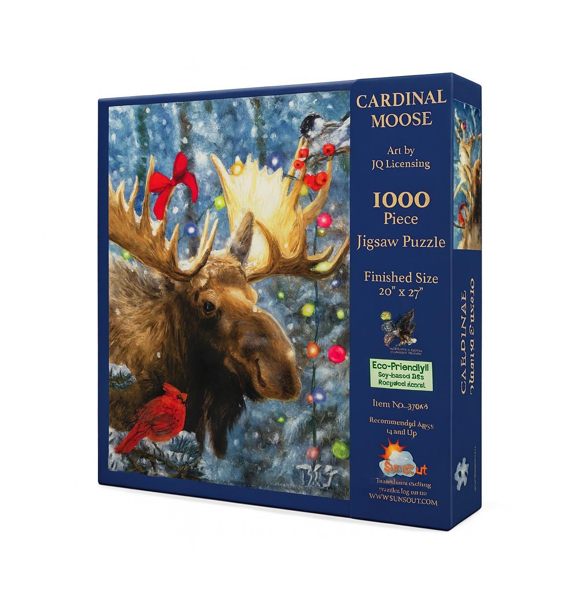 Click here for SunsOut Cardinal Moose 1000 piece Jigsaw Puzzle fo... prices