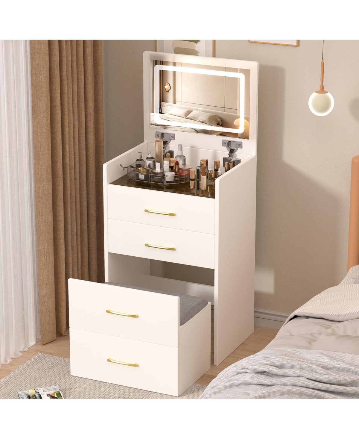 Click here for Streamdale Furniture Streamdale 3-in-1 Vanity Desk... prices