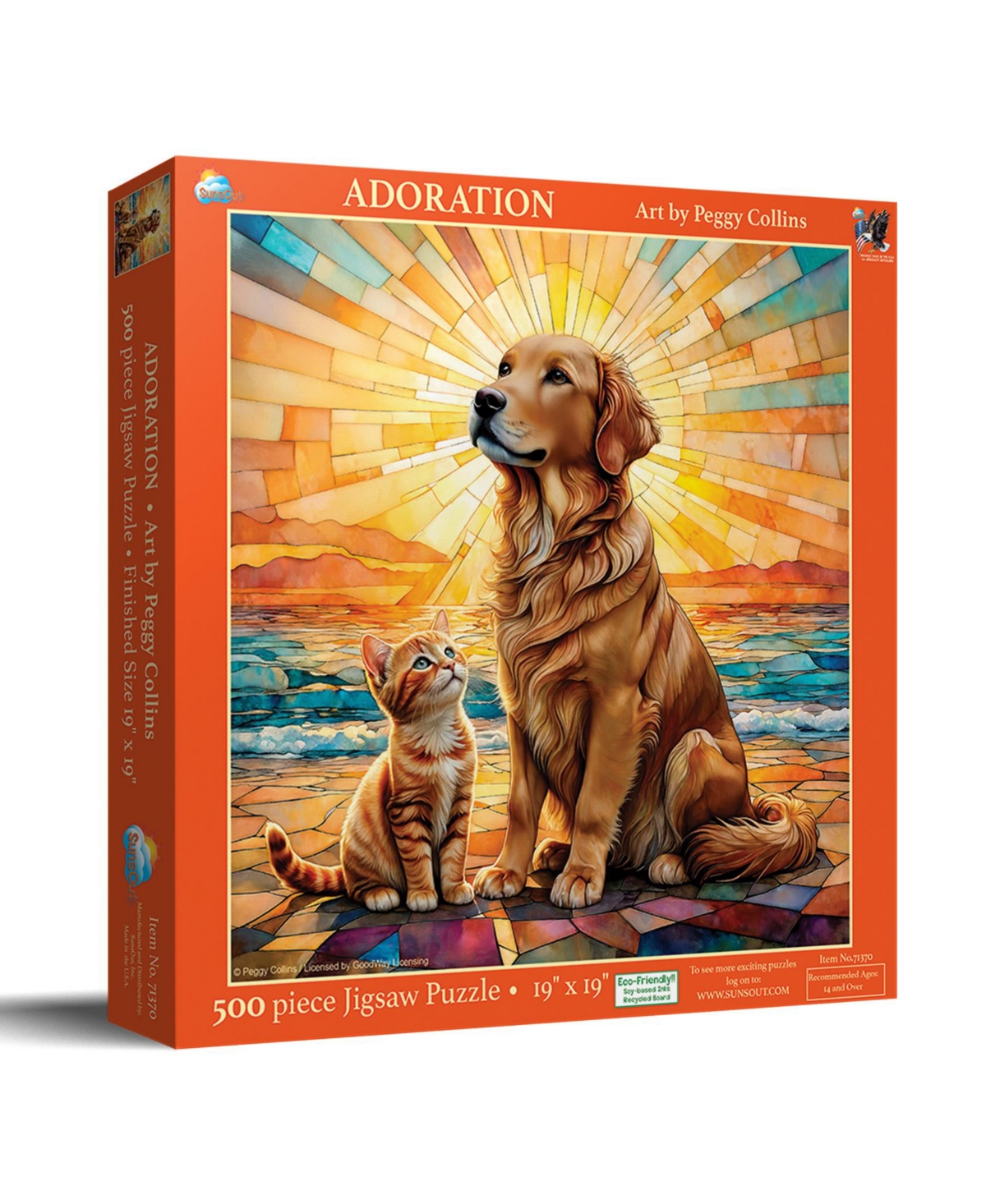Click here for SunsOut Adoration 500 piece Jigsaw Puzzle for Adul... prices