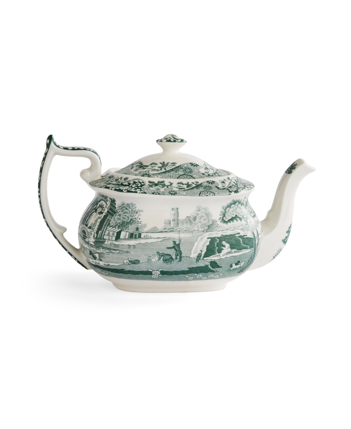 Click here for Spode Heritage Green Italian Teapot - Green prices