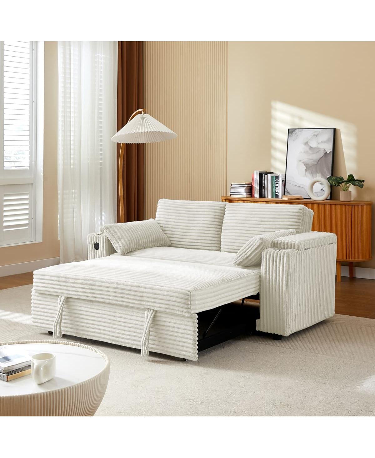 Click here for Maison Boucle 67" Pull-Out Sleeper Sofa Bed w... prices