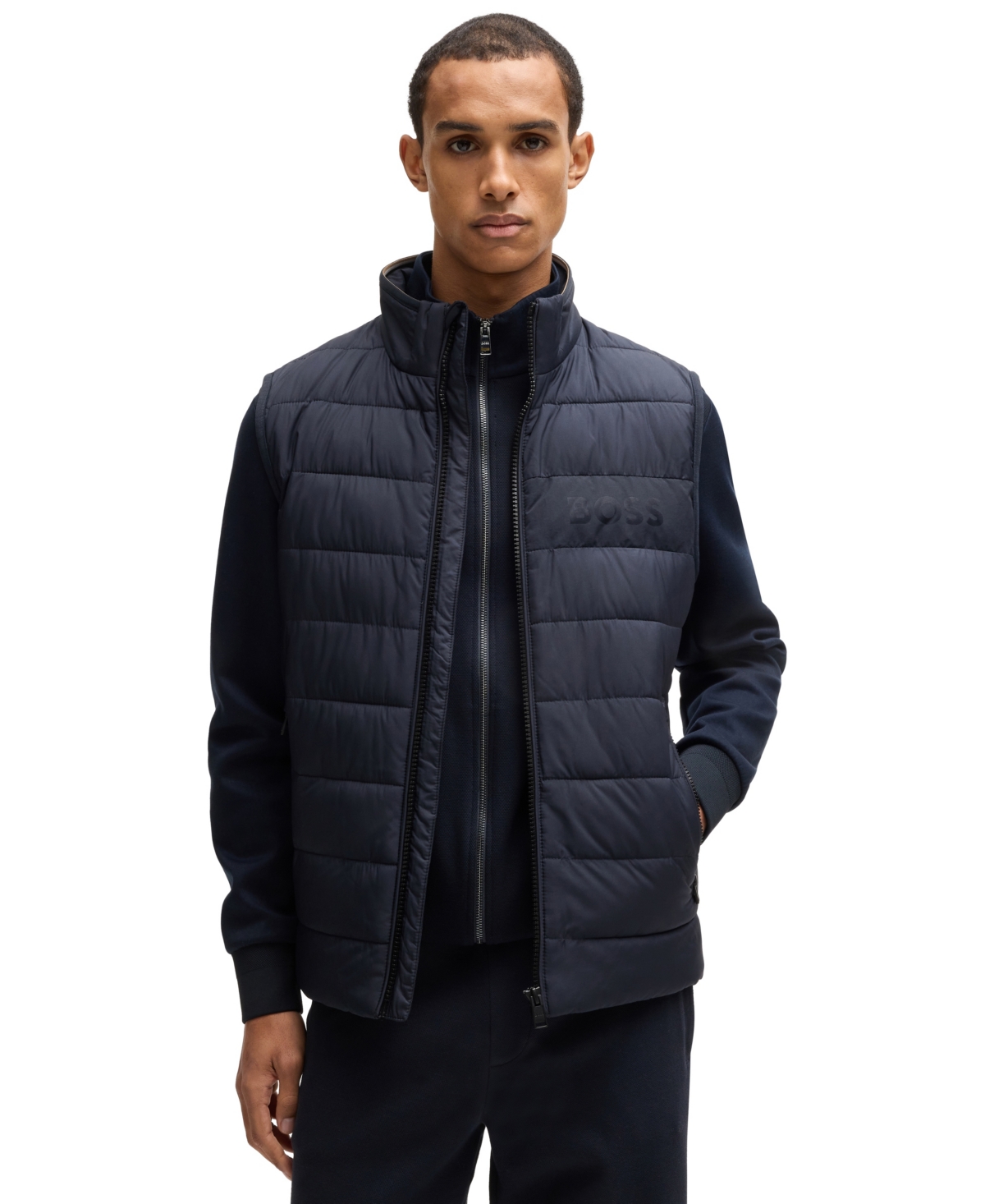 Click here for Boss by Hugo Boss Mens Water-Repellent Tonal Logo... prices