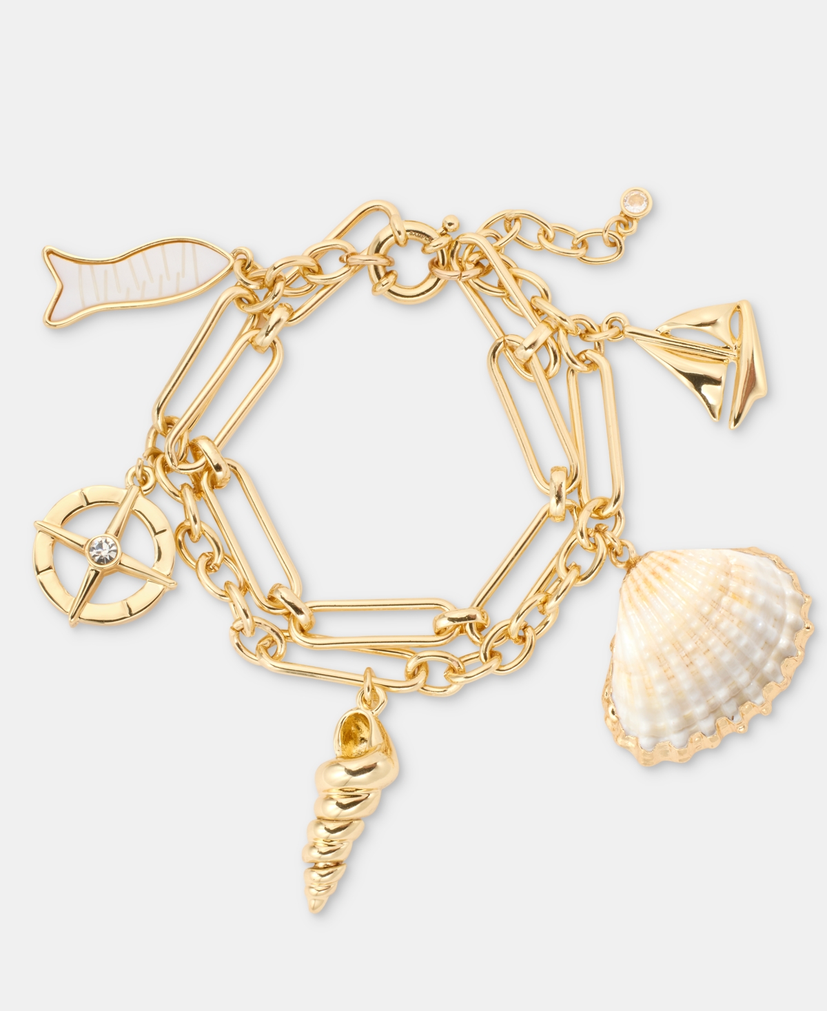 Click here for On 34th Gold-Tone Nautical Charm Bracelet  Macys E... prices