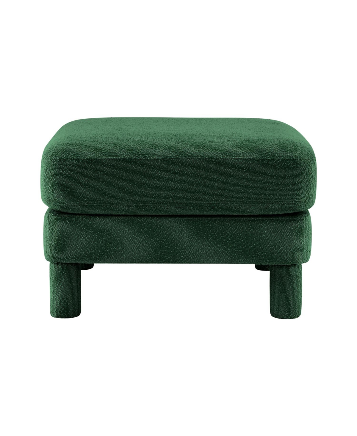 Click here for Streamdale Furniture Polyester Lucas Ottoman - Gre... prices