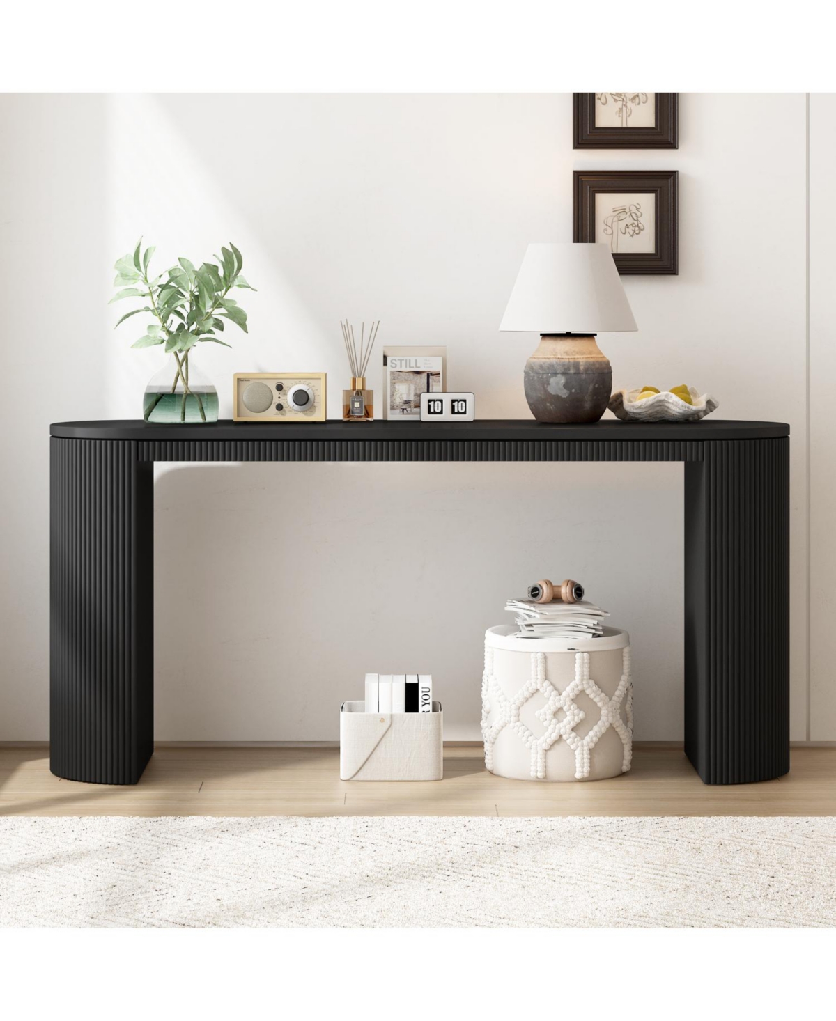 Click here for Streamdale Furniture Curved Design Console Table w... prices